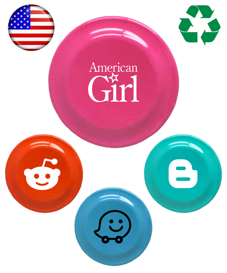 Item # 746M - USA Made - Mini Frisbee - 6 inch Flying Disc with 1-Color ...