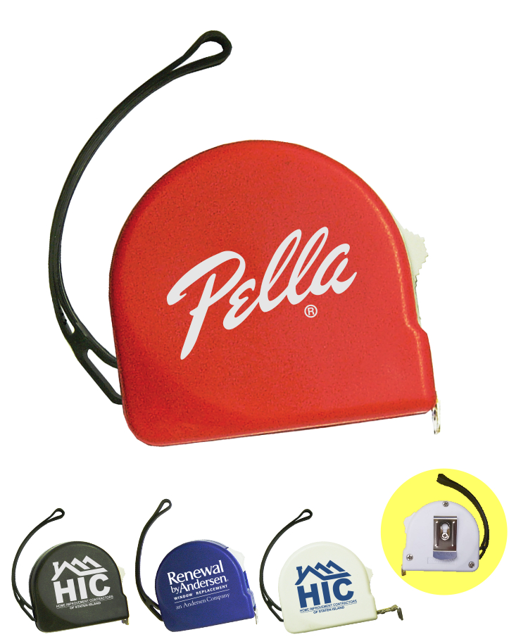 Item # 178 - Union Printed - Tape Measure (6 ft.) with Belt Clip and ...