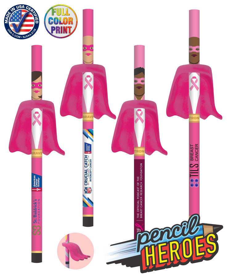 Item # 639 - Union Printed - USA Made - Pencil Heroes - Superhero ...