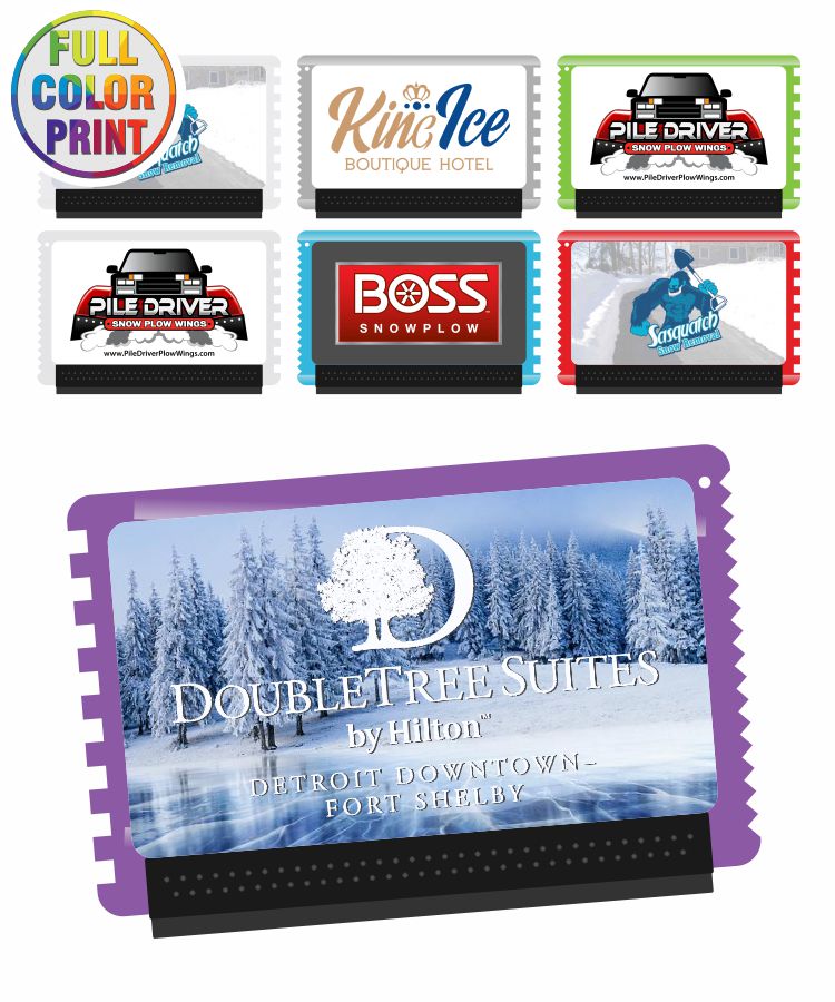 Item # DM176 - Mini Ice Scraper with Full Color Epoxy Print