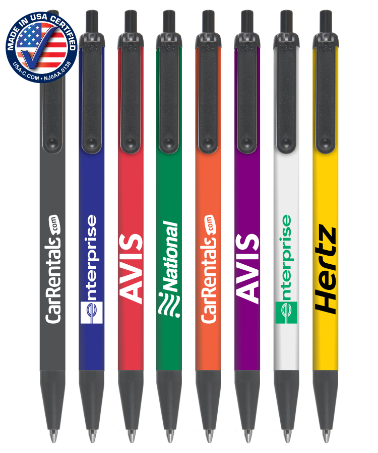 Item # 123A - Certified USA Made - White Barrels - Click-A-Stick Pens ...